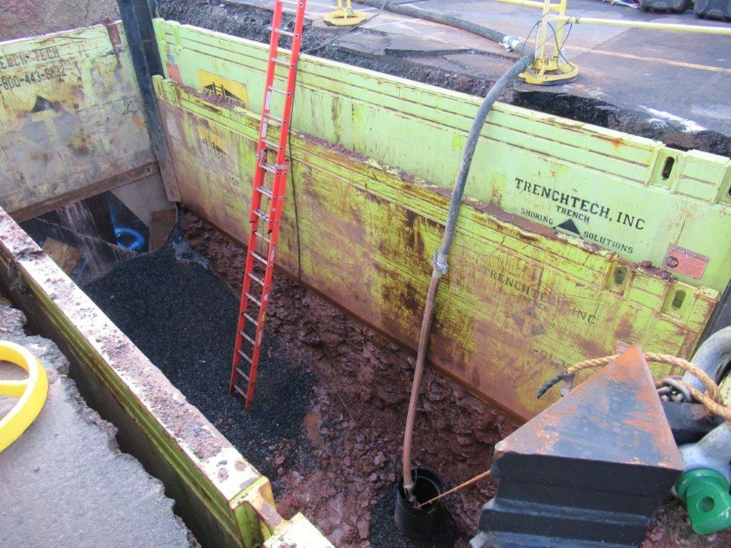 Slide Rail Systems|3 & 4-Sided Pit Project Gallery - TrenchTech, Inc.