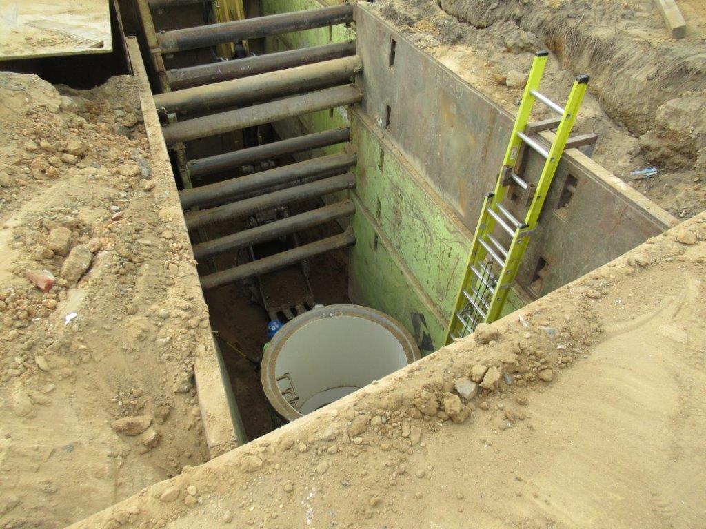Steel Trench Box Project Gallery - TrenchTech, Inc.