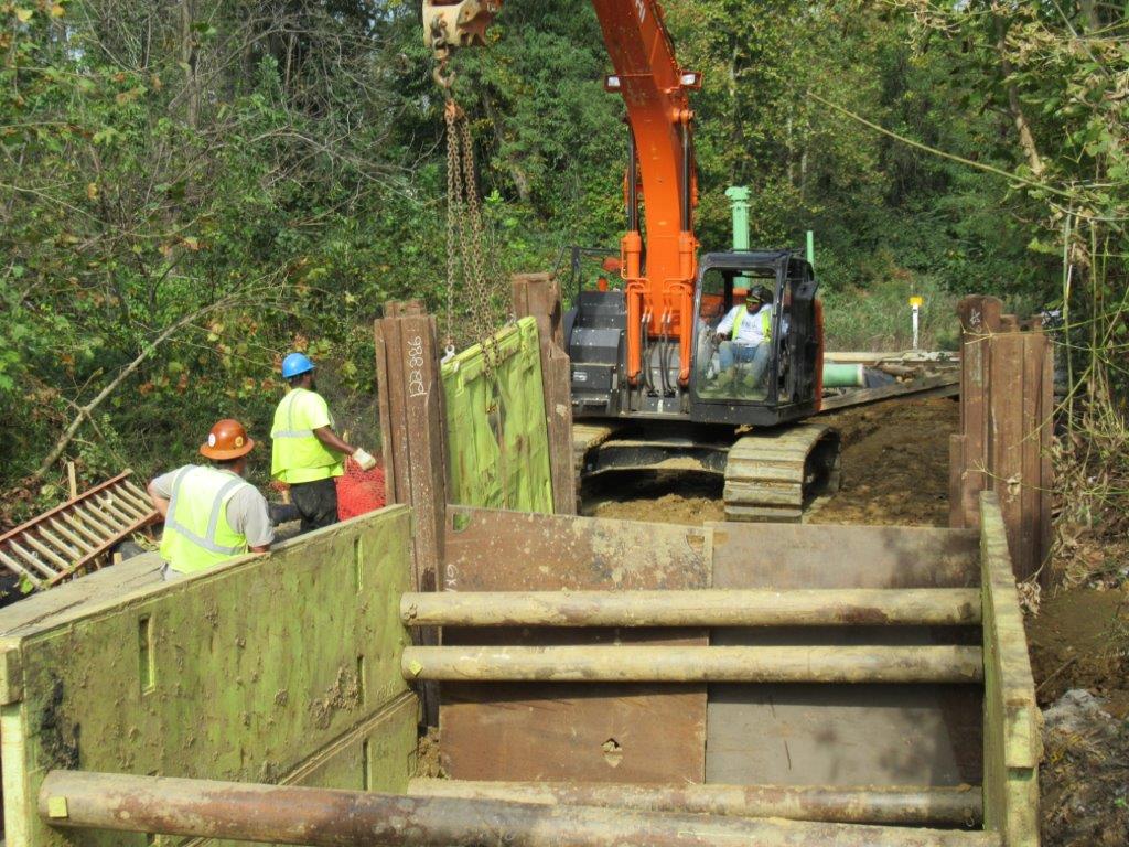 Steel Trench Box Project Gallery - TrenchTech, Inc.