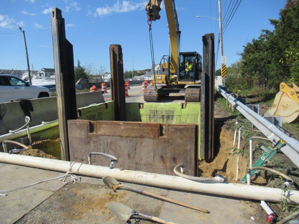 Slide Rail Systems|3 & 4-Sided Pit Project Gallery - TrenchTech, Inc.