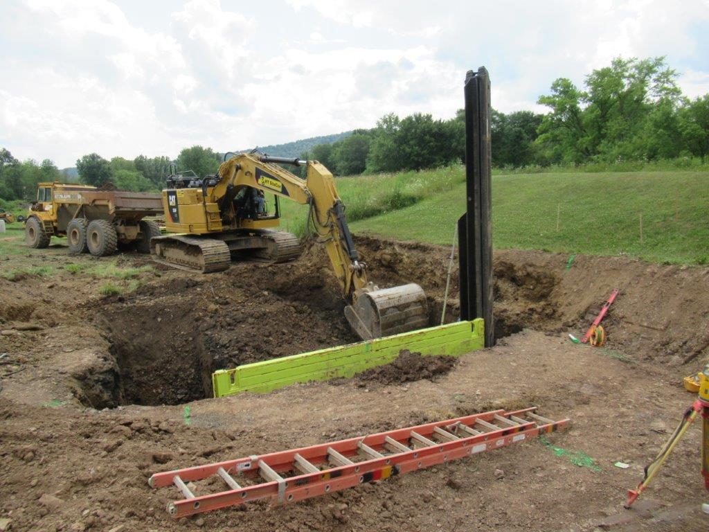 Slide Rail Systems|3 & 4-Sided Pit Project Gallery - TrenchTech, Inc.