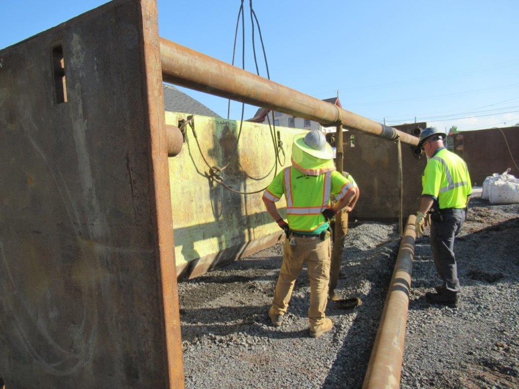 Steel Trench Box Project Gallery - TrenchTech, Inc.