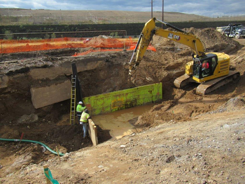 Slide Rail Systems|3 & 4-Sided Pit Project Gallery - TrenchTech, Inc.