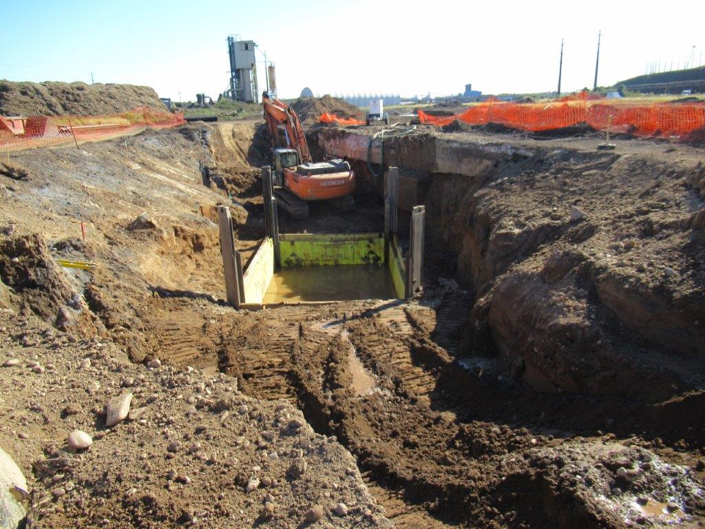 Slide Rail Systems|3 & 4-Sided Pit Project Gallery - TrenchTech, Inc.