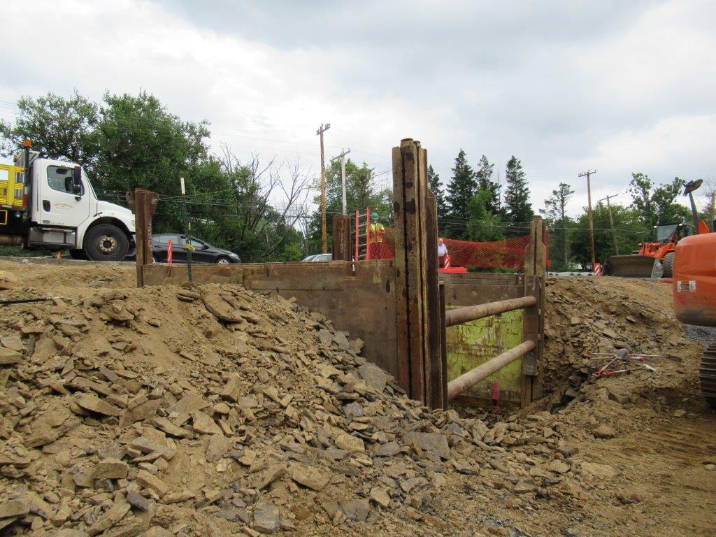 Slide Rail Systems|3 & 4-Sided Pit Project Gallery - TrenchTech, Inc.