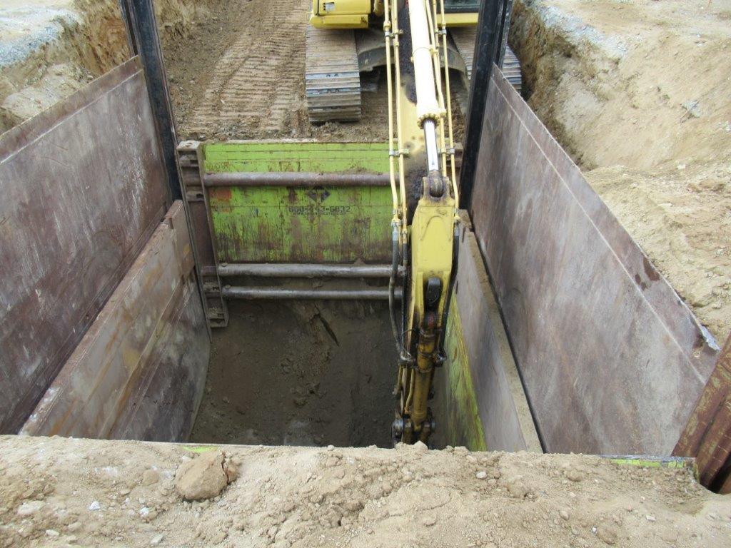 Slide Rail Systems|3 & 4-Sided Pit Project Gallery - TrenchTech, Inc.