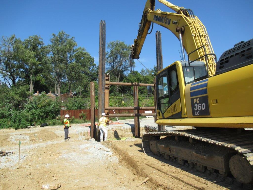 Slide Rail Systems|3 & 4-Sided Pit Project Gallery - TrenchTech, Inc.