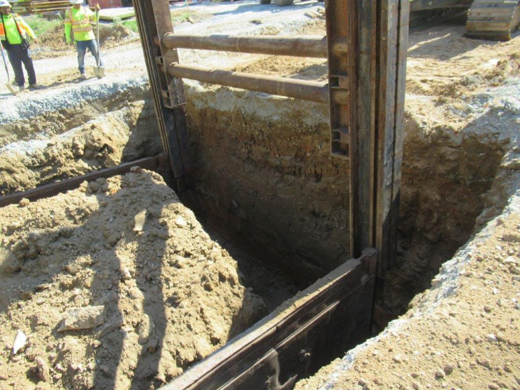 Slide Rail Systems|3 & 4-Sided Pit Project Gallery - TrenchTech, Inc.