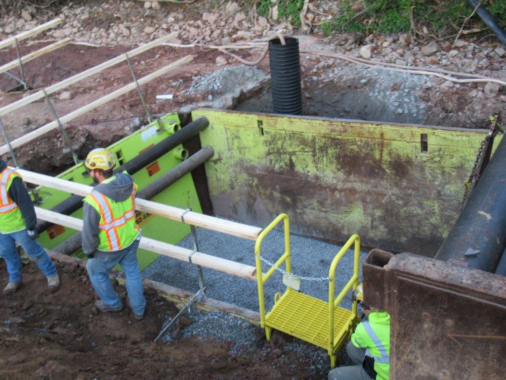 Steel Trench Box Project Gallery - TrenchTech, Inc.