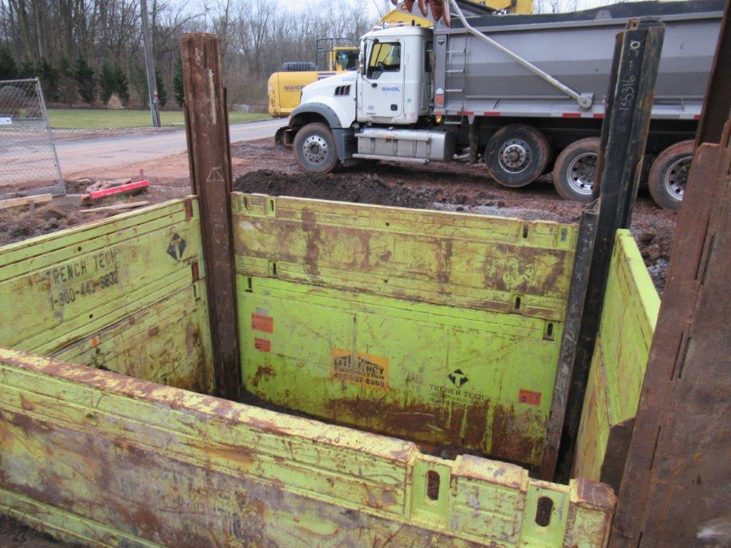 Slide Rail Systems|3 & 4-Sided Pit Project Gallery - TrenchTech, Inc.