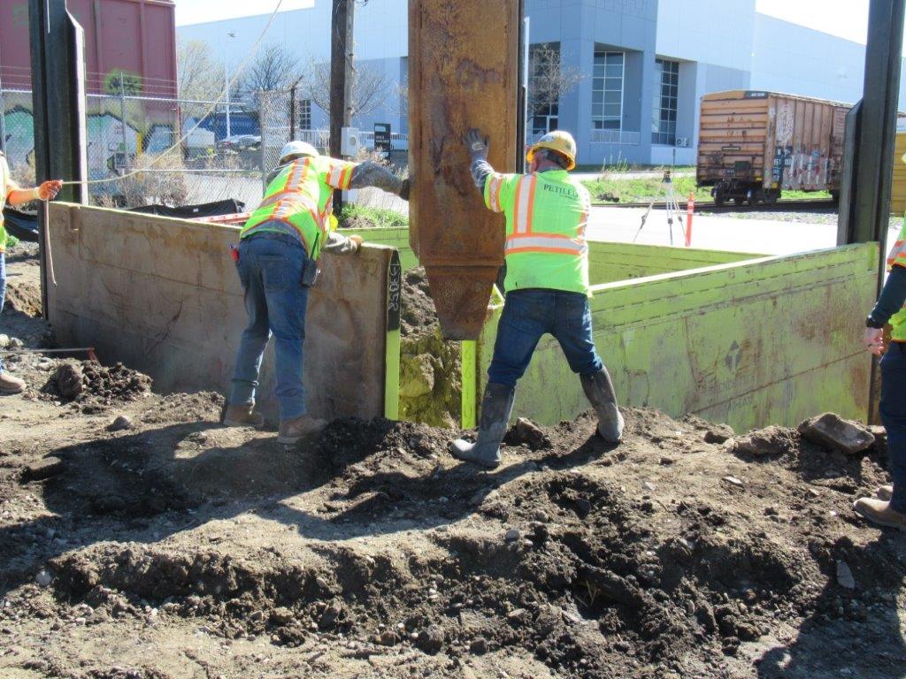 Slide Rail Systems|3 & 4-Sided Pit Project Gallery - TrenchTech, Inc.
