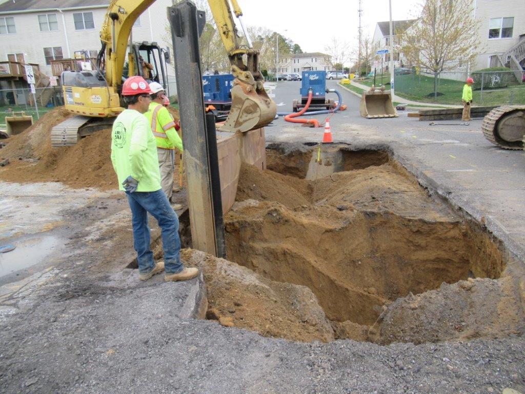 Slide Rail Systems|3 & 4-Sided Pit Project Gallery - TrenchTech, Inc.
