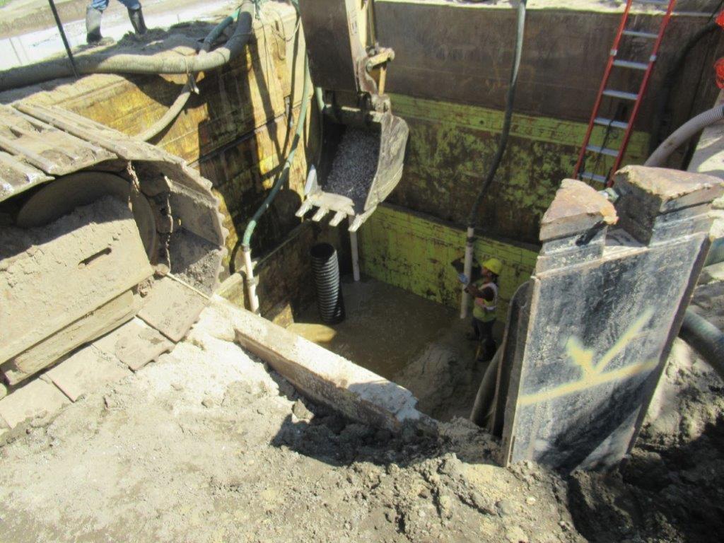 Slide Rail Systems|3 & 4-Sided Pit Project Gallery - TrenchTech, Inc.