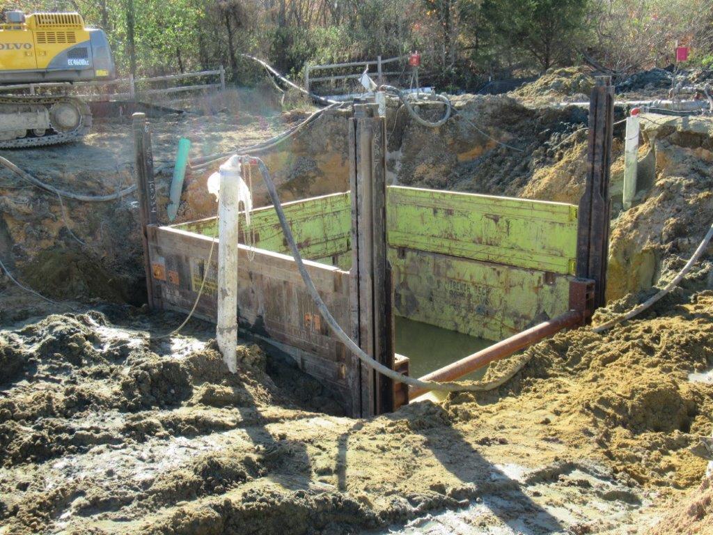 Slide Rail Systems|Linear Multiple Bay Project Gallery - TrenchTech, Inc.