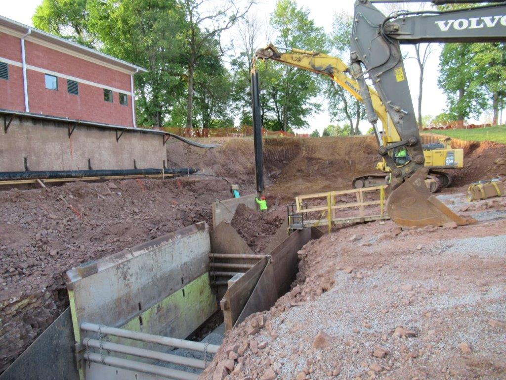 Slide Rail Systems|3 & 4-Sided Pit Project Gallery - TrenchTech, Inc.