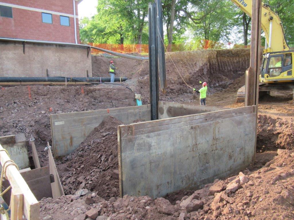 Slide Rail Systems|3 & 4-Sided Pit Project Gallery - TrenchTech, Inc.