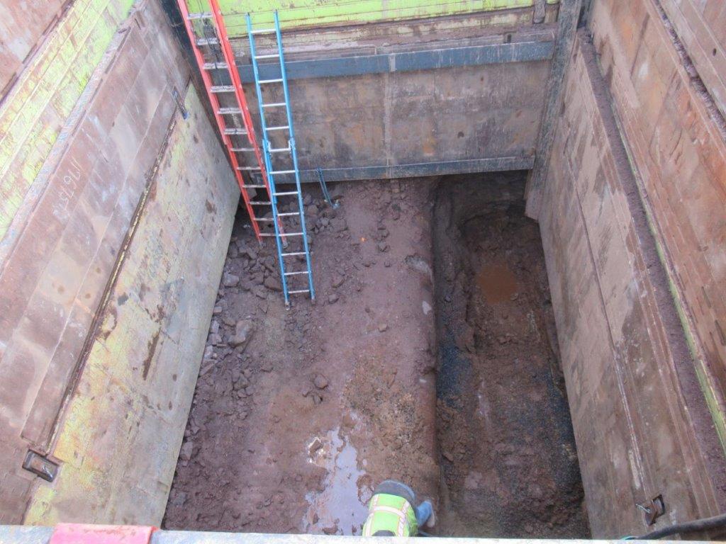 Slide Rail Systems|3 & 4-Sided Pit Project Gallery - TrenchTech, Inc.