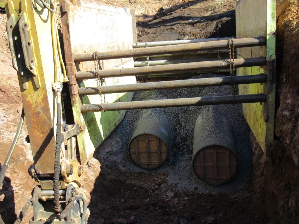 Steel Trench Box Project Gallery - TrenchTech, Inc.