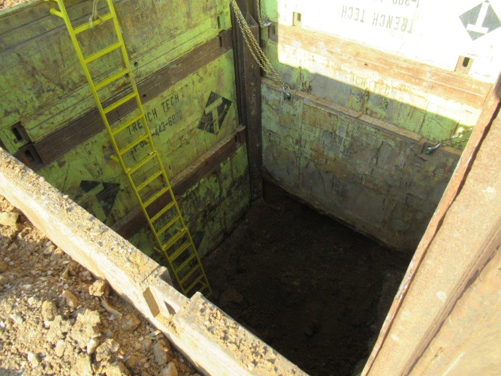 Slide Rail Systems|3 & 4-Sided Pit Project Gallery - TrenchTech, Inc.