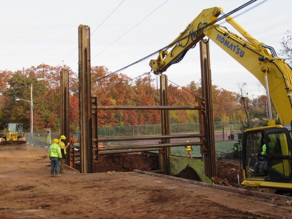 Slide Rail Systems|Linear Multiple Bay Project Gallery - TrenchTech, Inc.