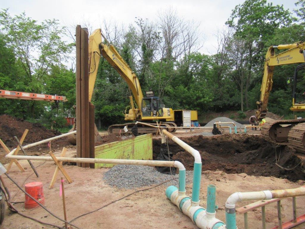 Slide Rail Systems|3 & 4-Sided Pit Project Gallery - TrenchTech, Inc.