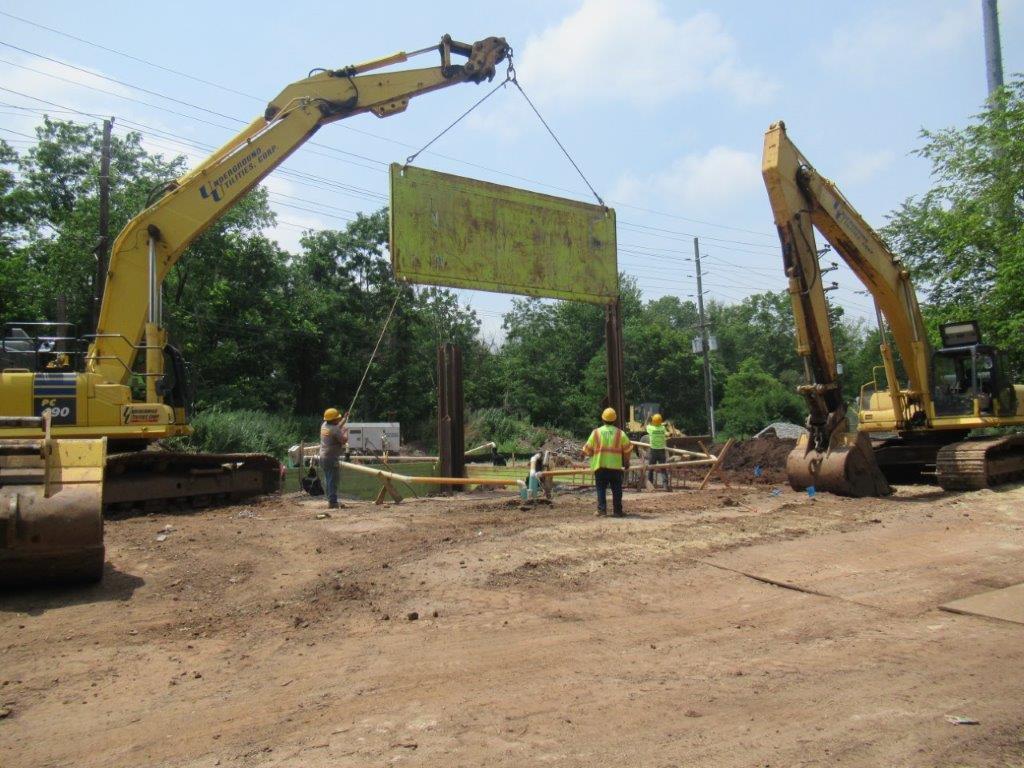 Slide Rail Systems|3 & 4-Sided Pit Project Gallery - TrenchTech, Inc.