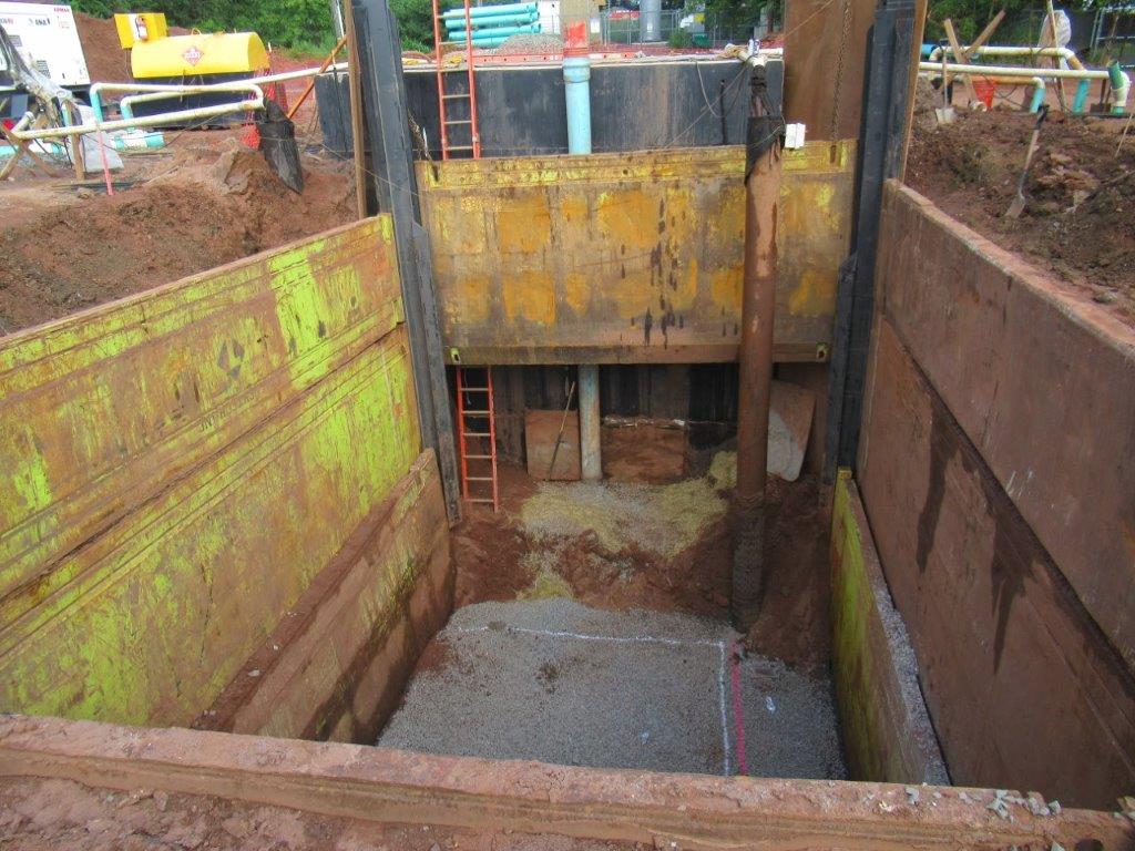 Slide Rail Systems|3 & 4-Sided Pit Project Gallery - TrenchTech, Inc.