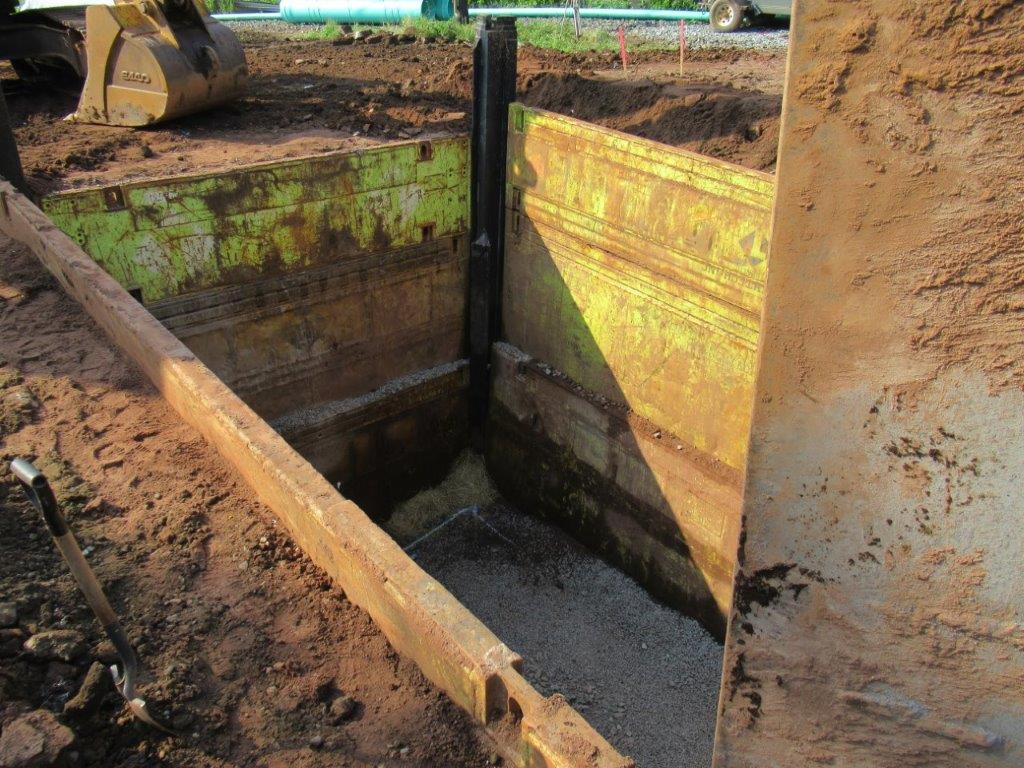 Slide Rail Systems|3 & 4-Sided Pit Project Gallery - TrenchTech, Inc.