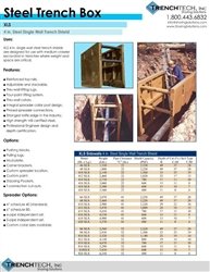 TrenchTech, Inc. - Aluminum Trench Boxes | Hydraulic Shoring | Slide ...