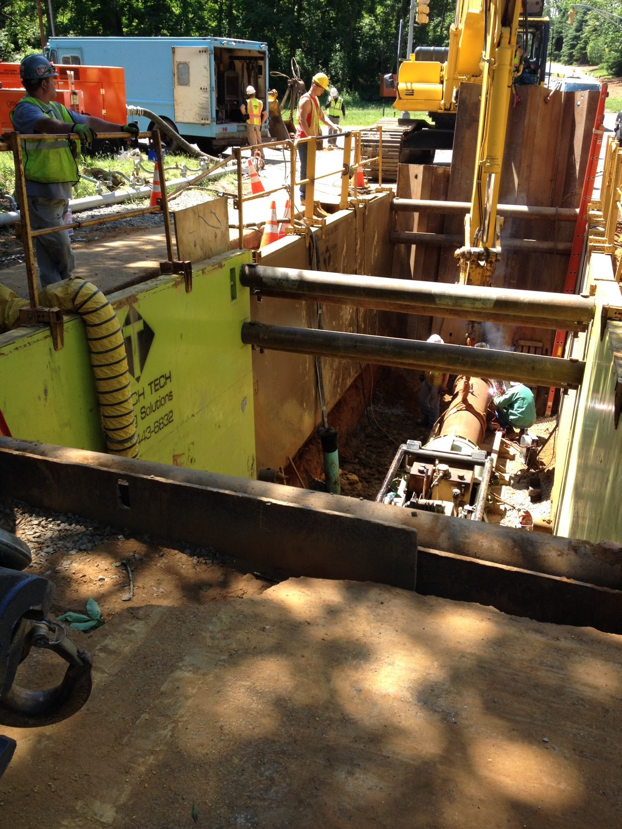 Trench Fall Protection, Trench Fall Arrest Systems | Trench Shoring ...